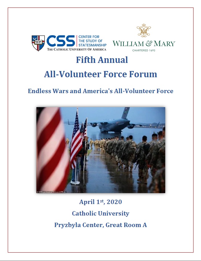All-Volunteer Force Forum – The Academy of Philosophy & Letters